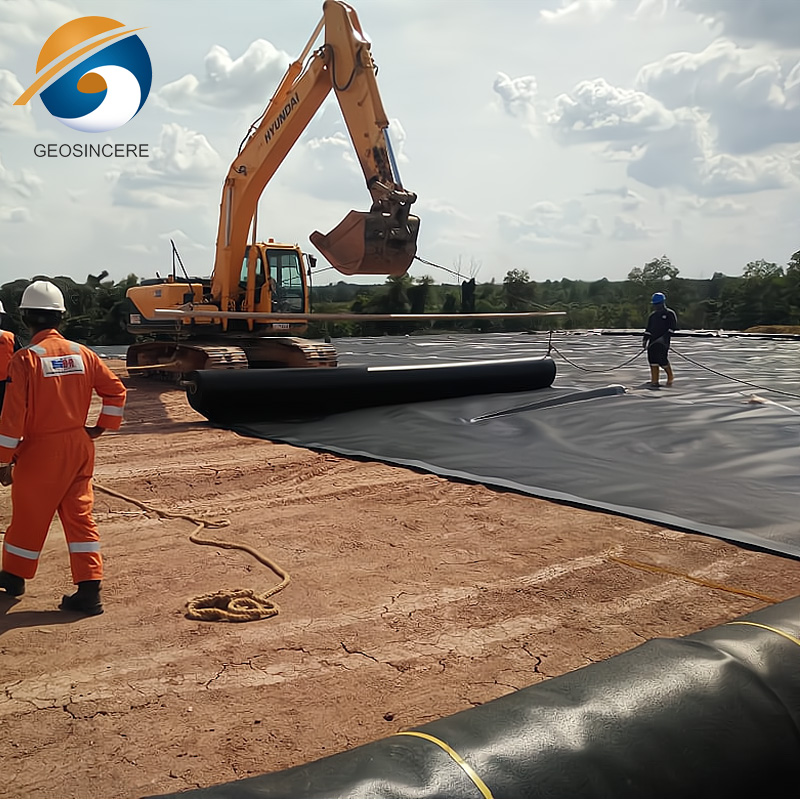 40 mil HDPE Liner Reinforced Polypropylene Geomembrane Manufacturer_supplier_price - Shandong ...