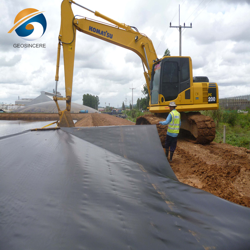 Durable 1.5mm HDPE Geomembrane Roll for Landfill Liners Manufacturer_supplier_price - Shandong ...